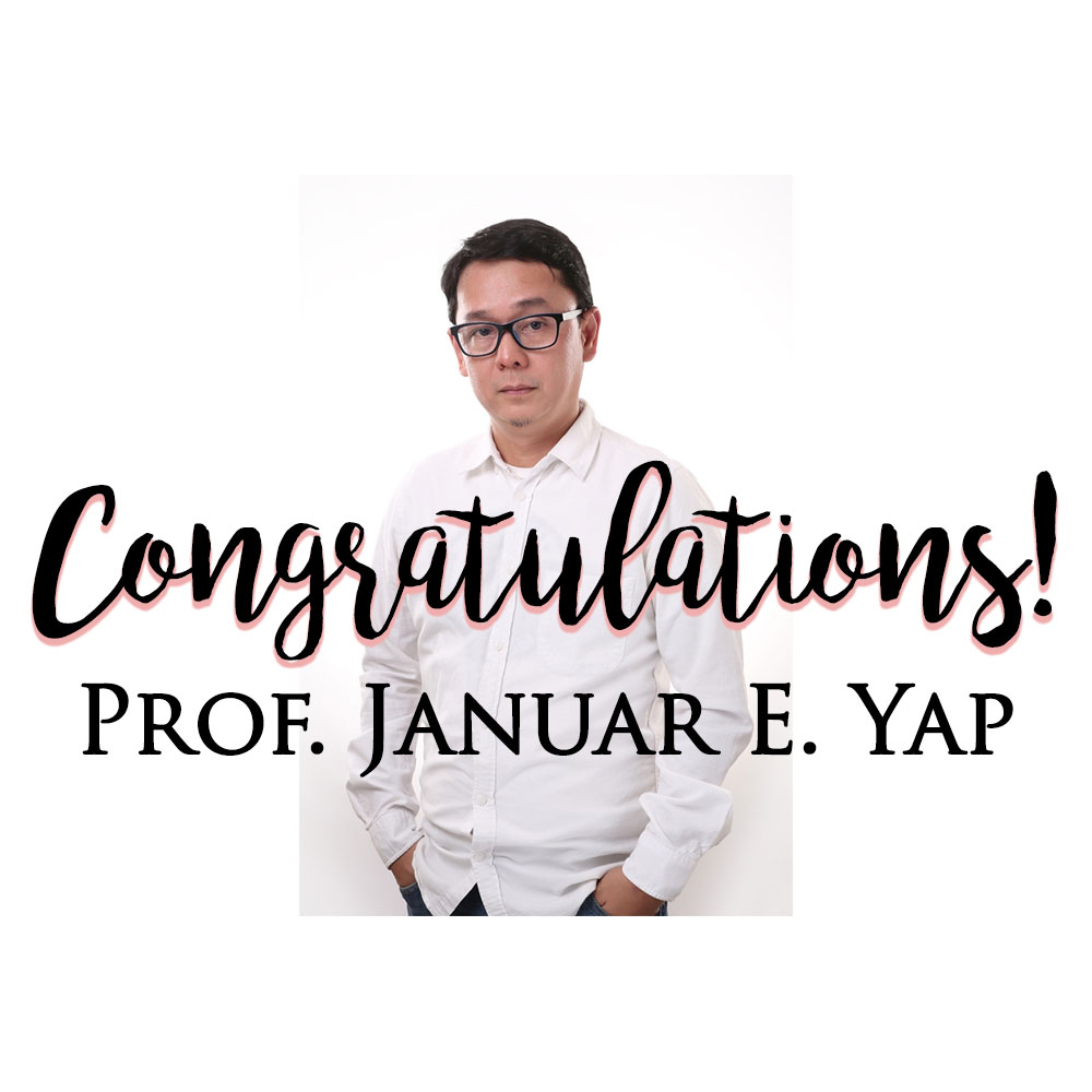 Prof. Januar E. Yap Wins Fourth Palanca for Cebuano Short Story | University of the Philippines Cebu