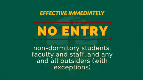 Campus Entry Prohibition | University of the Philippines Cebu