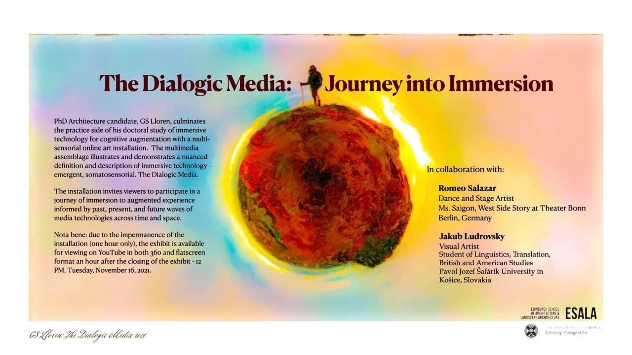 The Dialogic Media: Journey into Immersion installation | University of ...